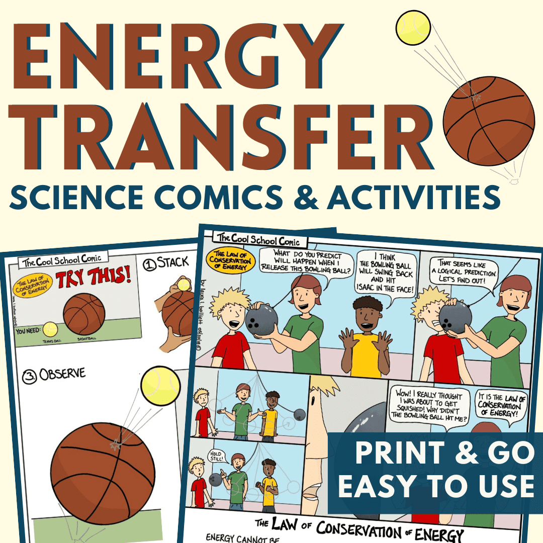 Transfer of Energy Lesson Plan - Cool School Comics