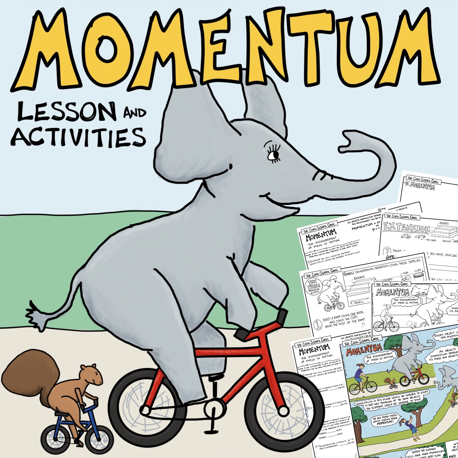 Momentum Full Lesson Pack - Cool School Comics