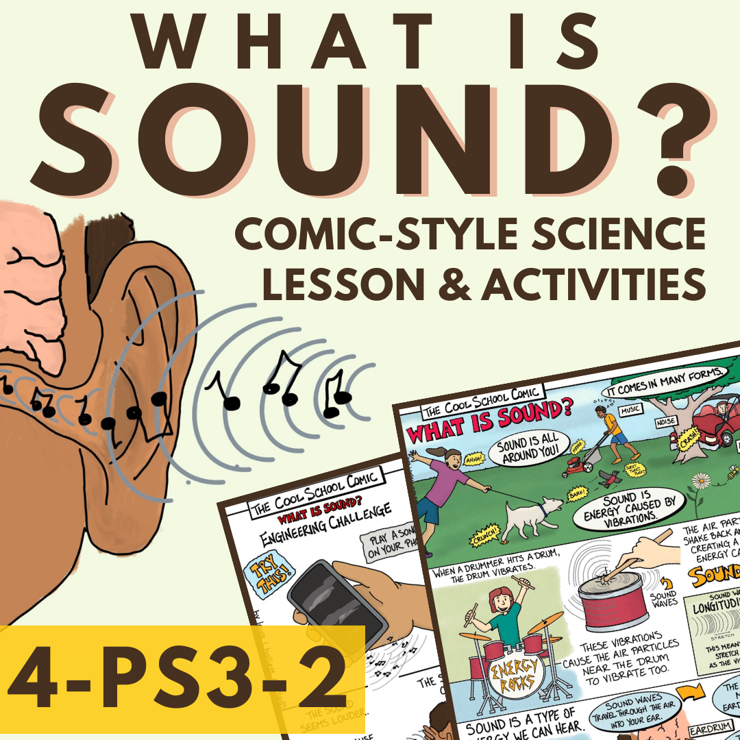 What is Sound? Sound Waves Lesson Plan - Cool School Comics