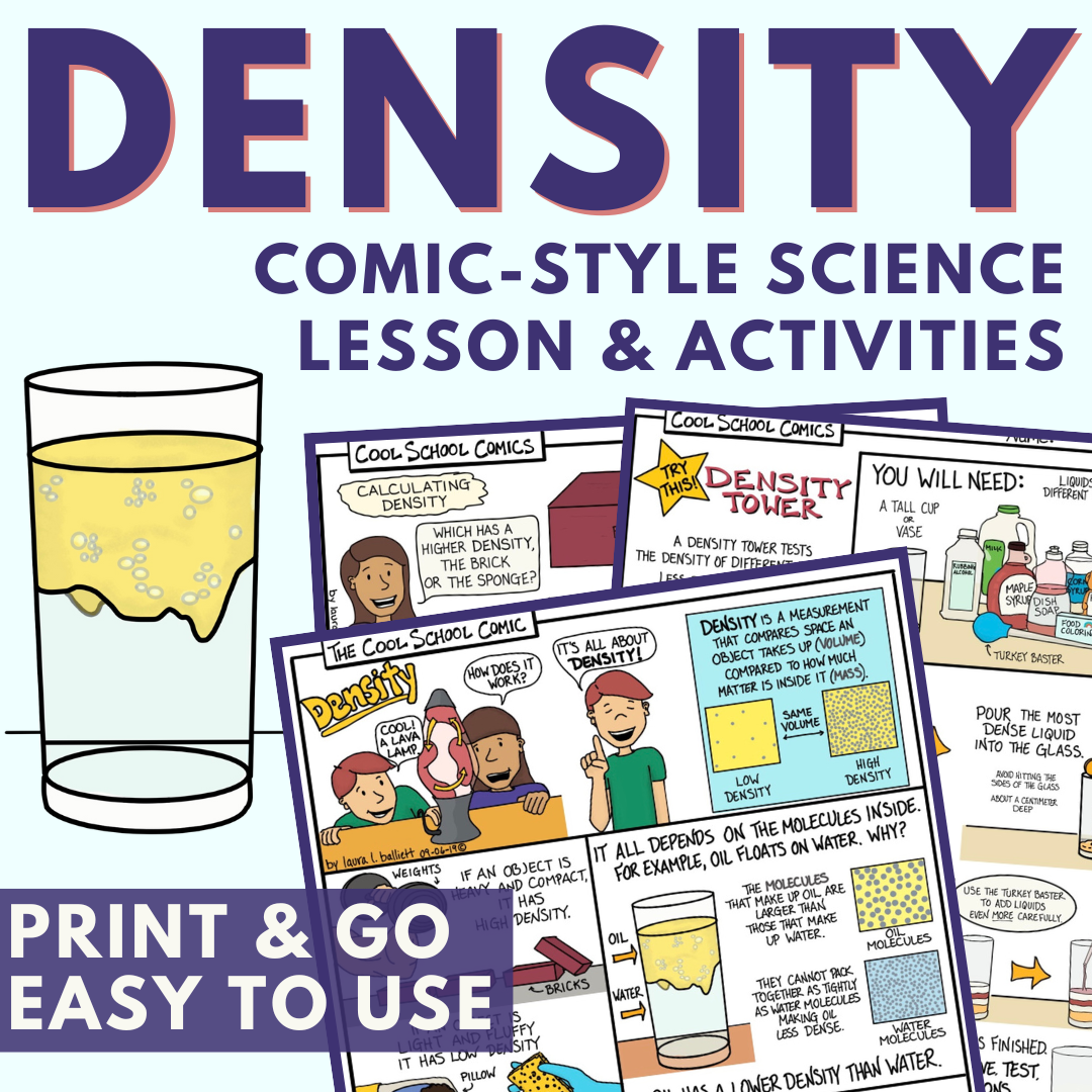 Density Column Worksheet Floating A Density Experiment Just Add