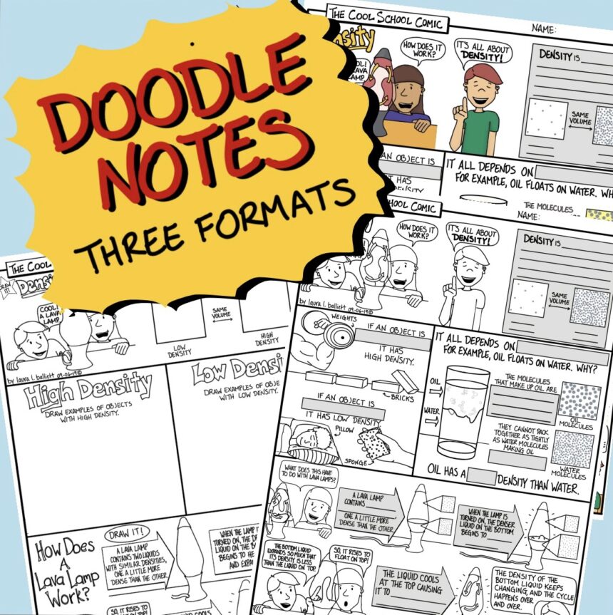 Density Lesson and Lab - Cool School Comics