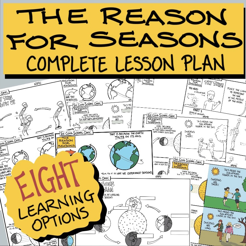 Seasons Diagram Lesson and Activity Plan - Cool School Comics