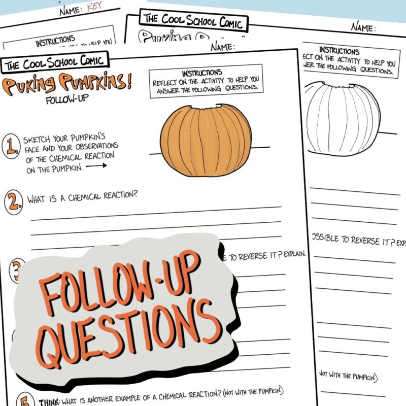 Halloween Science Experiment- Puking Pumpkins