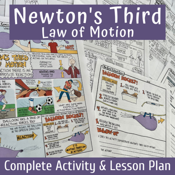Newton's Third Law of Motion - Cool School Comics