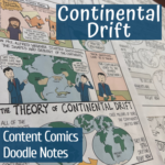 Continental Drift Comic and Doodle Notes - Cool School Comics