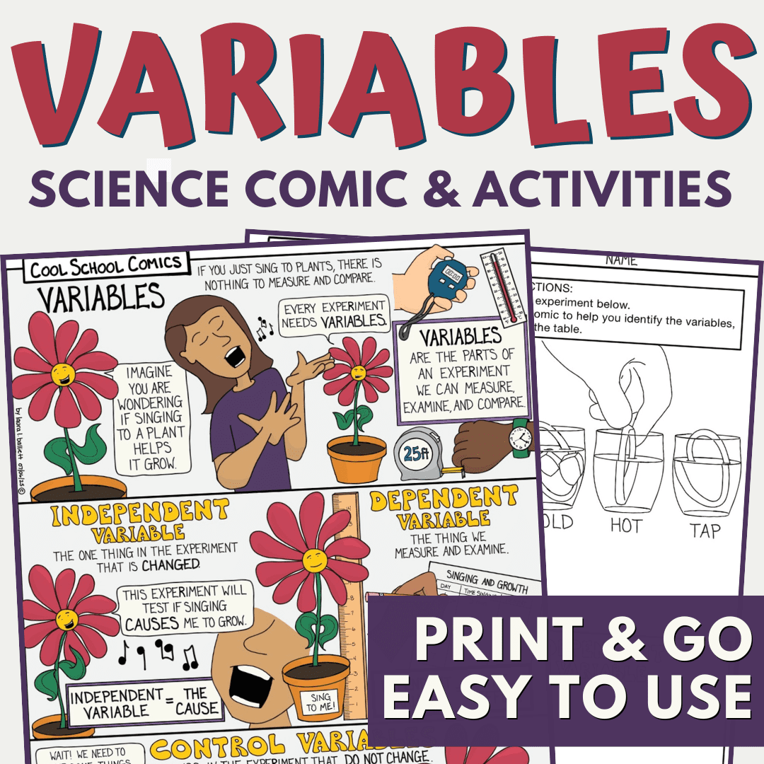 Independent & Dependent Variable Practice Science Worksheet - Cool ...
