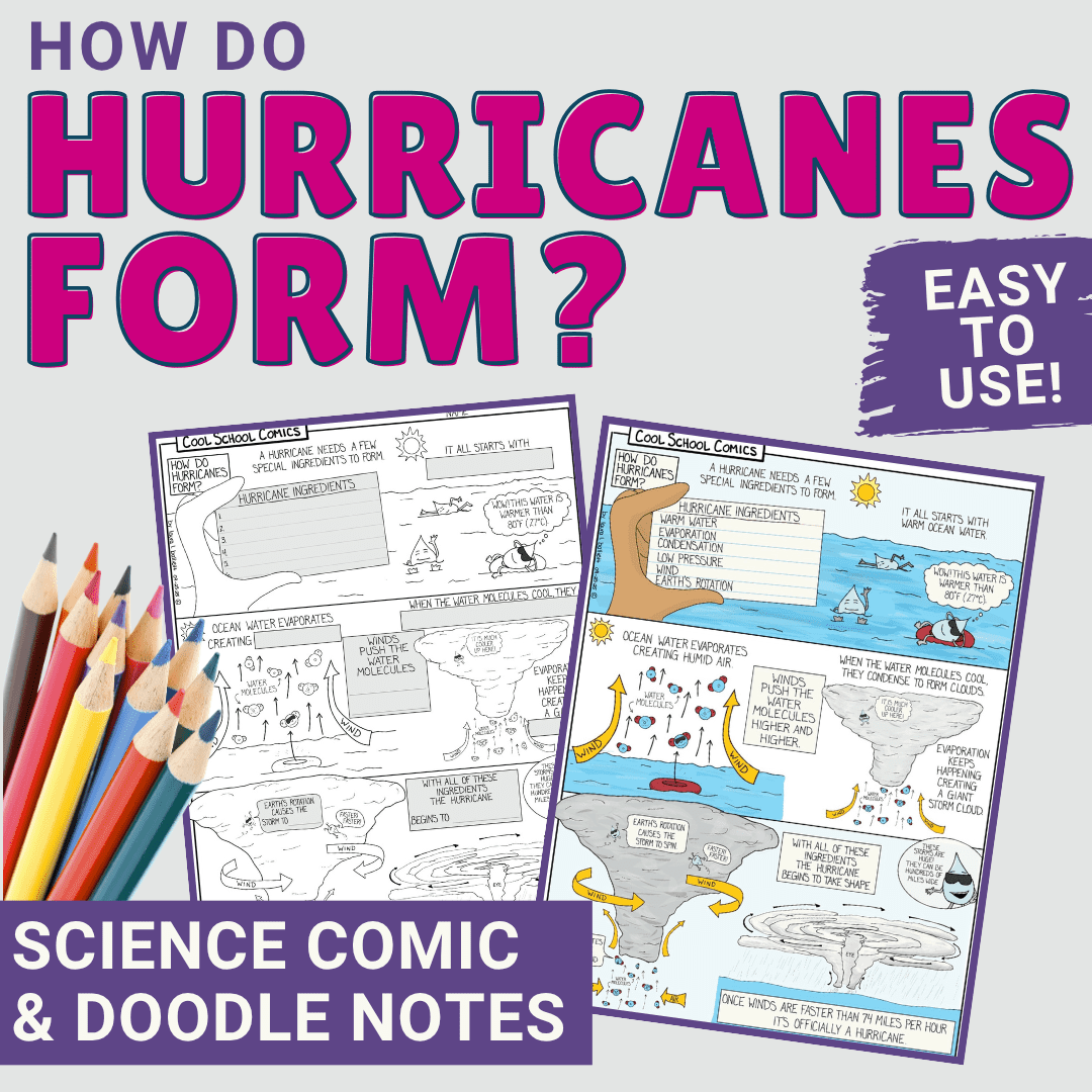 How Hurricanes Form Science Comic - Cool School Comics