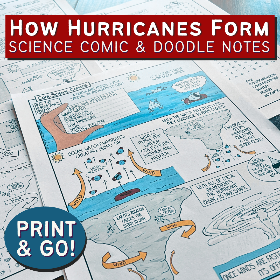 How Hurricanes Form Science Comic - Cool School Comics