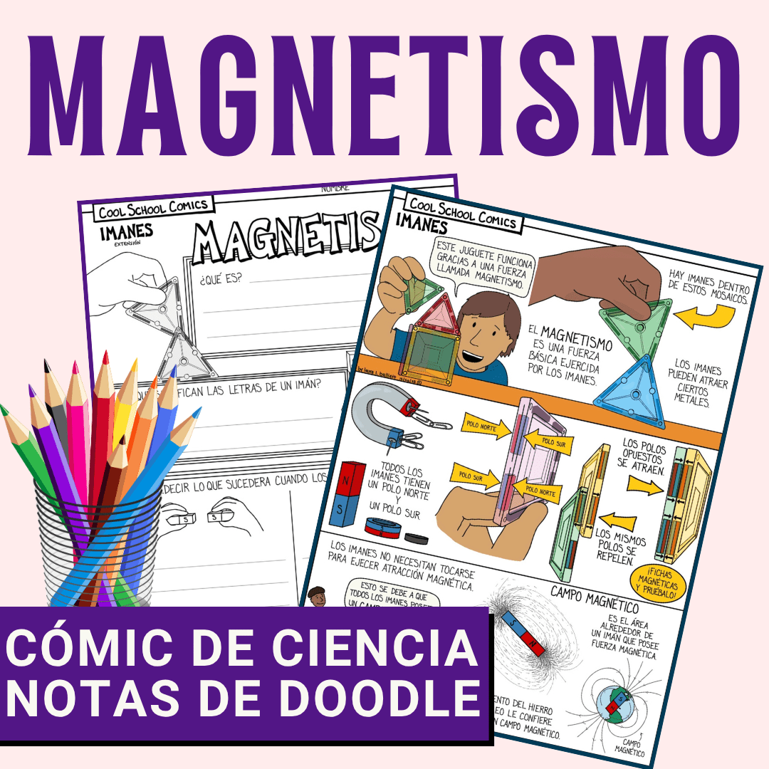 Imanes y Magnetismo Science Comic (Magnetism) - Cool School Comics